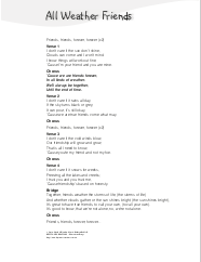 'CHANGING PICTURES' (Grades Pre-K - 6) ~ Curriculum Song & Lesson Materials