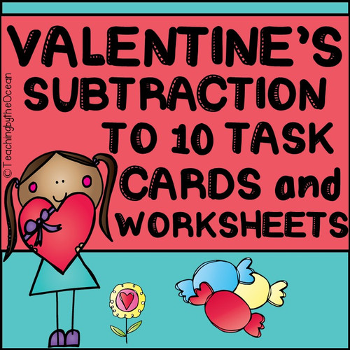 Addition and Subtraction to 10 Task Cards and NO PREP Worksheets Back ...