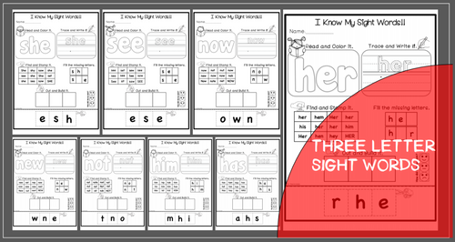 Shark Bite! A Kindergarten Sight Word Card Game - Amped Up Learning