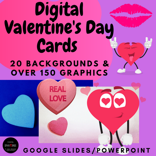 Valentine's Day Virtual Cards (26 templates) Jamboard
