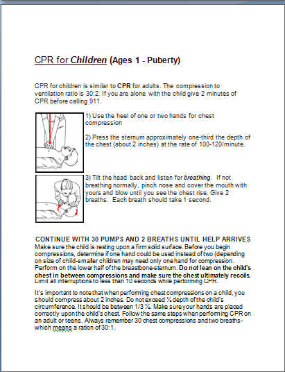 CPR-instructions, images and pocket guides - Amped Up Learning