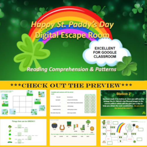 St. Patrick's Day Escape Room - Amped Up Learning