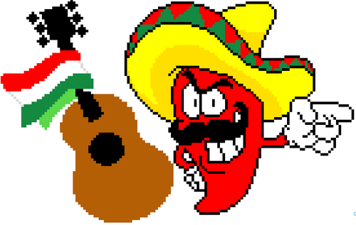 Cinco de Mayo activity Pixel Art Mystery Picture | May DIGITAL Template ...