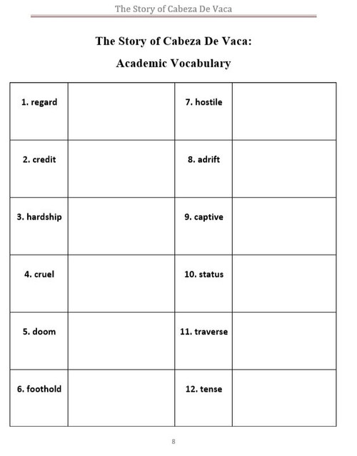 Cabeza De Vaca - Amped Up Learning