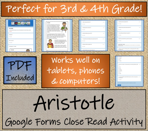 Socrates Close Reading Activity | 3rd Grade & 4th Grade