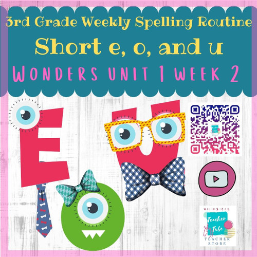 3rd Grade Weekly Spelling Routine-Short a and Short i