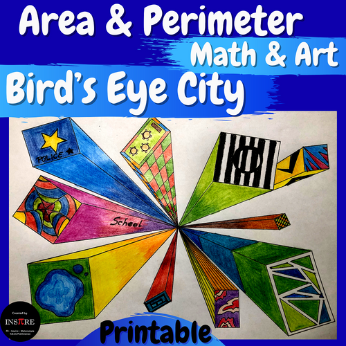 Area of Composite Figures One-Point Perspective Name Math & Art Project ...