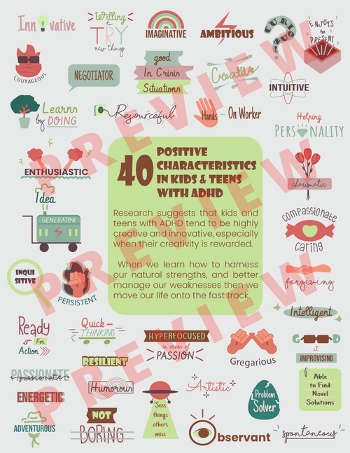 ADHD Printable Poster For Teachers & Parents - The Invisible Disability ...