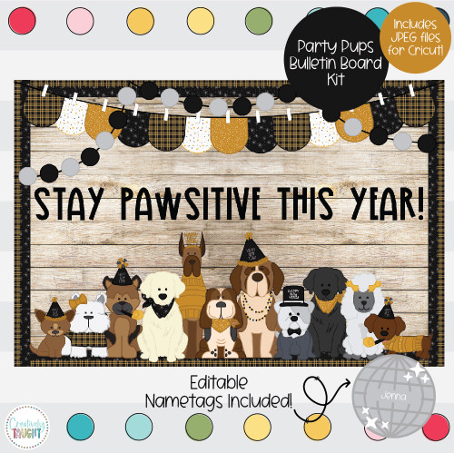 Graduation Pups Bulletin Board Kit - Amped Up Learning