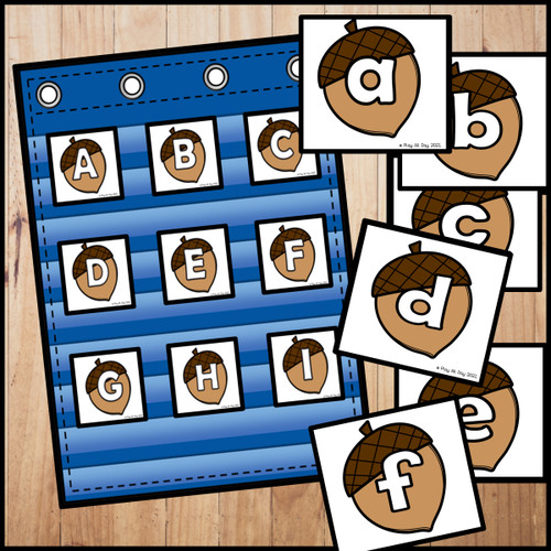 Back to School HIDE & SEEK | Pocket Chart Game | Letter and Number ...