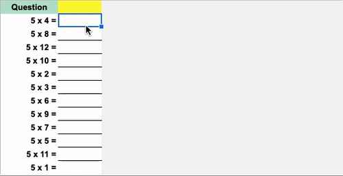 Google Sheets™ Pixel Art – Multiplication and Division - Winter Theme