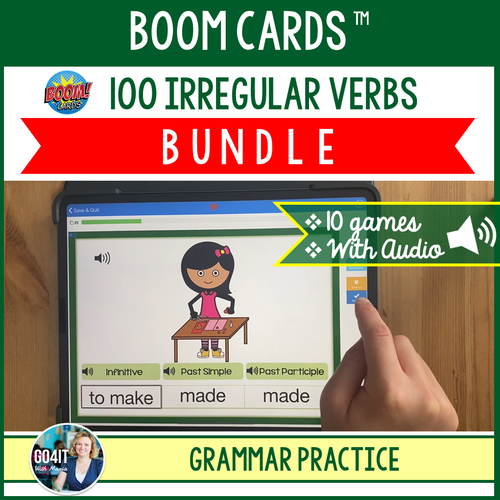 Boom Cards™ – Irregular Verbs - Group 1 - Easy | Audio