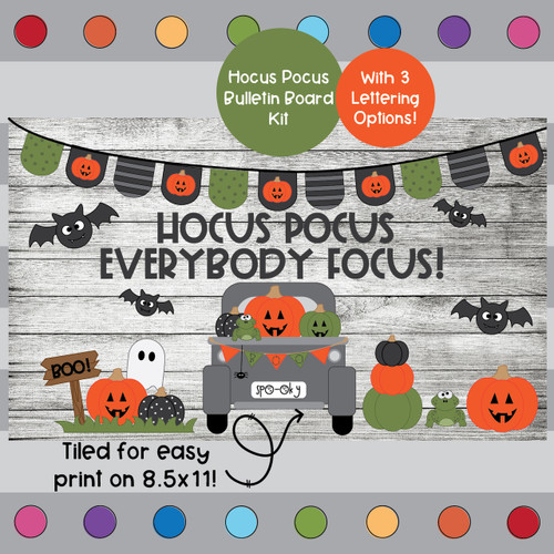 BUNDLE Halloween Bulletin Boards