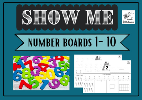 Show ME- Number Boards 1-10
