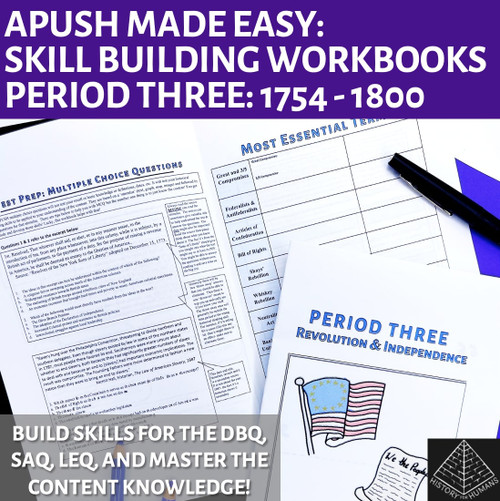 AP US History Period 8 Workbook | Skill Building for DBQ, SAQ, MCQ ...
