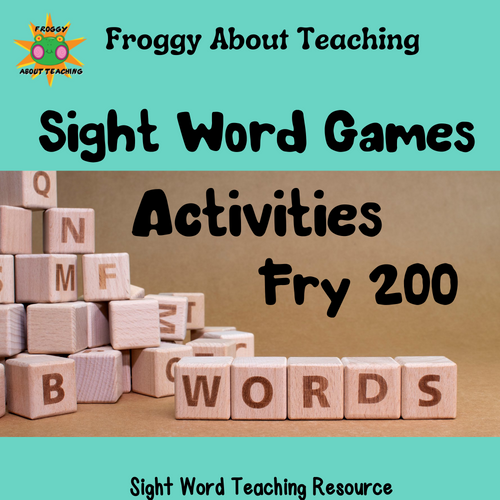 Sight Word Games and Activities Fry 200 - Amped Up Learning