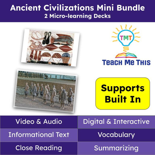 Ancient Civilizations Informational Text Reading Passage and Activities ...
