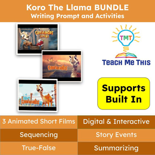 Writing Prompt and Activities: Llama Drama Animated Short Film