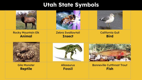 Utah (50 States and Capitals) Informational Text and Activities