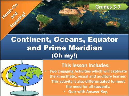 World Map Activities and Quiz - Amped Up Learning