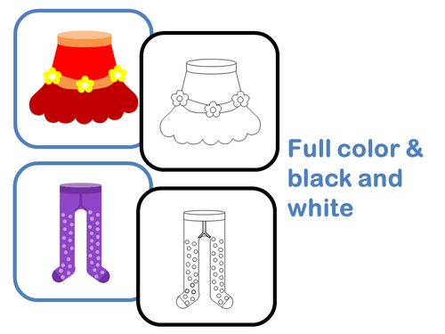 Spanish Clothes Memory Game