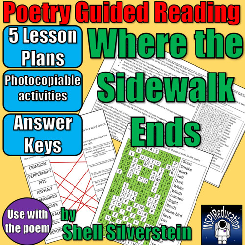 GUIDED READING BUNDLE: POETRY - Shell Silverstein (3 poems, question ...