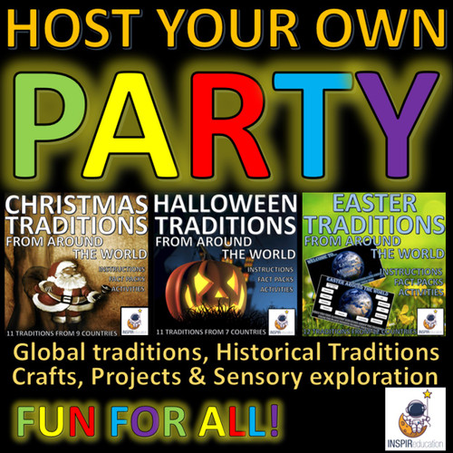 CHRISTMAS, EASTER, HALLOWEEN, Host a Party - World Traditions, Crafts ...