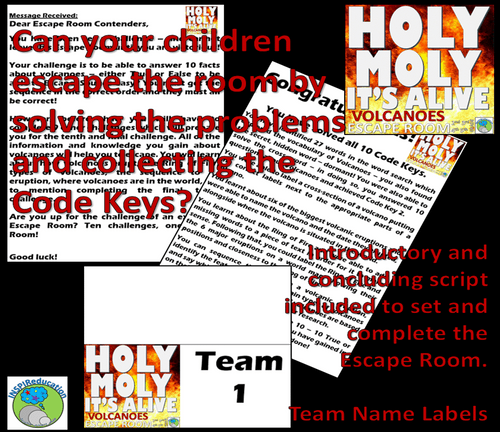 Volcanoes ESCAPE ROOM! - Amped Up Learning