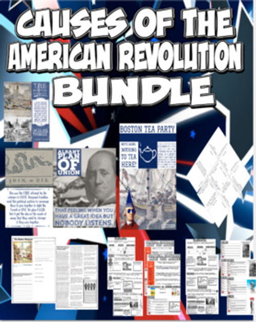 Causes of the American Revolution Infographic - Amped Up Learning