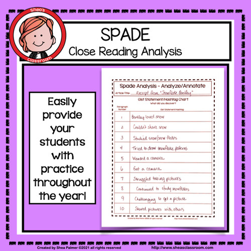 Close Reading Strategies - Slide Show - Amped Up Learning