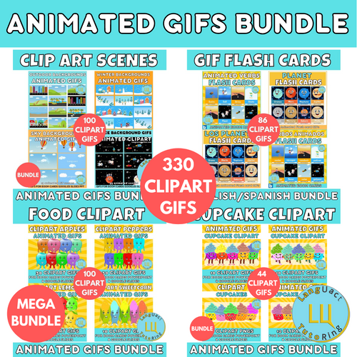 Clipart animated gif Mega bundle