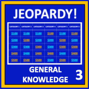 General Knowledge Jeopardy: Set 1