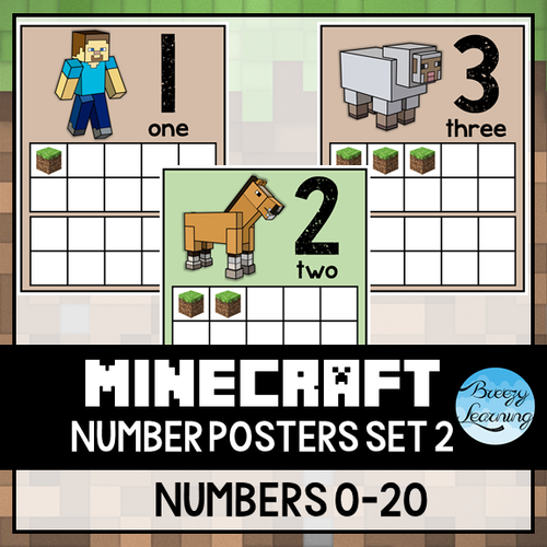 Minecraft Shape Posters