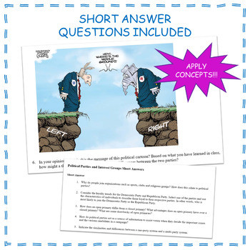 Political Philosophers Multiple Choice & Short Answer Test American ...