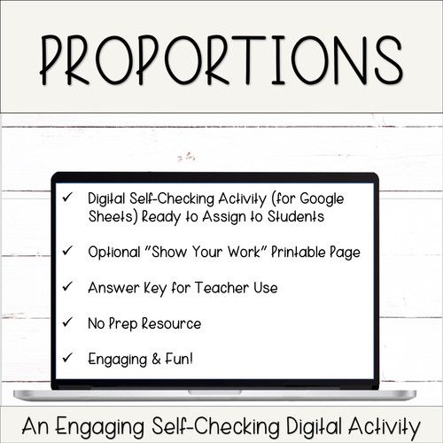 Ratios Digital Self-Checking Sticker Activity - Amped Up Learning