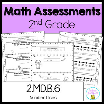 2nd Grade Math Mentally Add and Subtract 10 or 100 Assessment 2.NBT.B.8