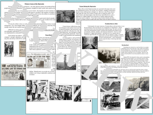 BUNDLE! Great Depression & New Deal in 3 Engaging VIDEOS & ACTIVITIES