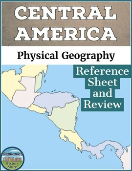The 5 Themes of Geography Reference Sheet and Review