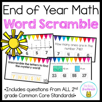 End of the Year 4th Grade Math Review Game - Digital Stinky Feet ...