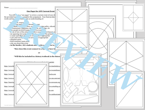 Current Events Group Activity - Amped Up Learning