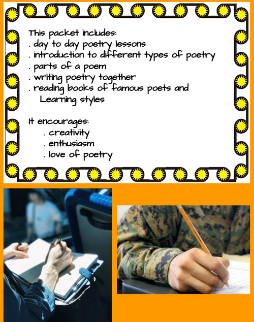 POETRY WRITING UNIT FOR PRIMARY GRADES