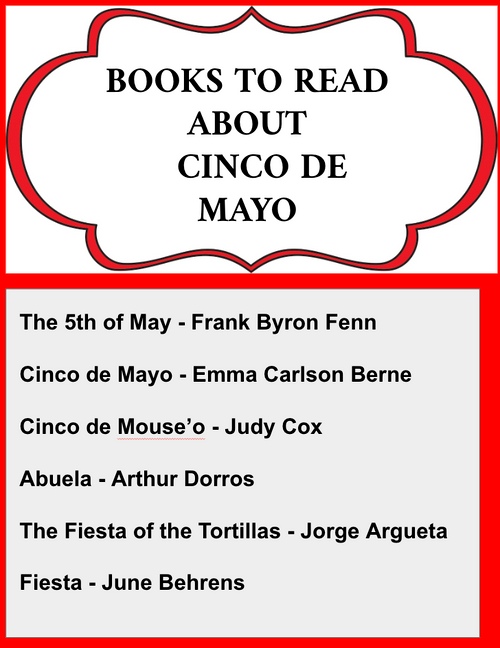 Cinco De Mayo Reading & Fun Celebrations