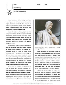 Biography: Niccolò Machiavelli - Amped Up Learning