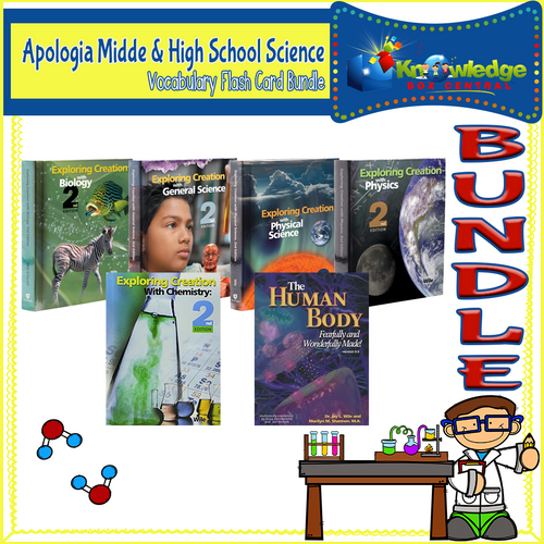 Apologia Middle & High School Lapbook Journal BUNDLE