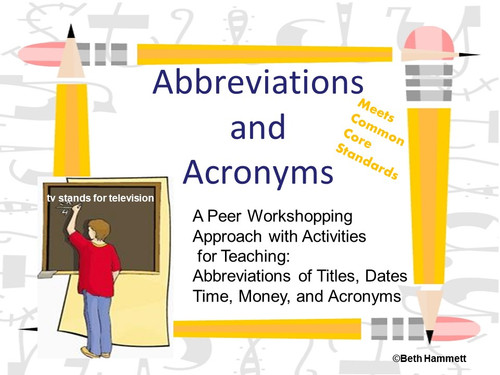 Abbreviations and Acronyms - Amped Up Learning