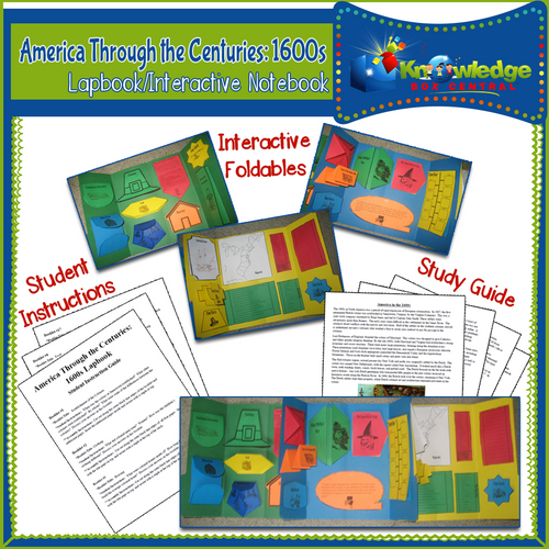 America Through the Centuries: 1800s Lapbook