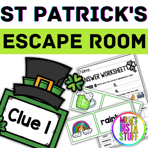 Escape from the Leprechaun St. Patrick's Day Escape Room - Amped Up ...
