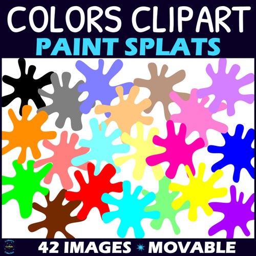 Paint Splatters Clipart