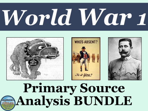 World War 2 Primary Source Analysis Bundle