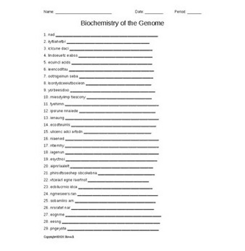 Microbiology Vocabulary Word Scramble Bundle Amped Up Learning